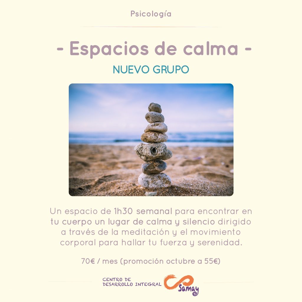 Nuevo servicio... Espacios de Calma - Samay